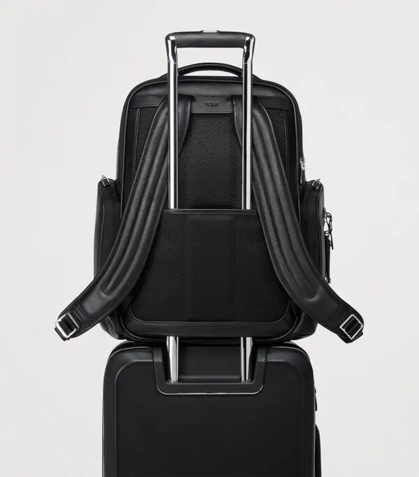 Tumi Leather Arrivé Barker Backpack