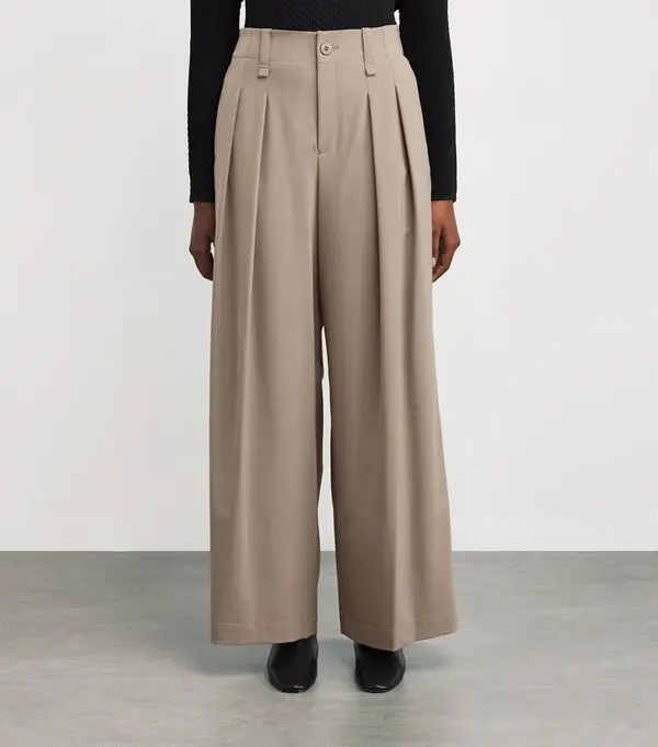 Issey Miyake Round Pleated Trousers