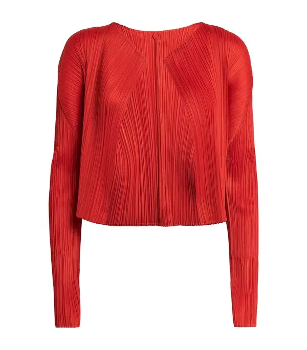 Issey Miyake Monthly Colors July Cardigan - Red