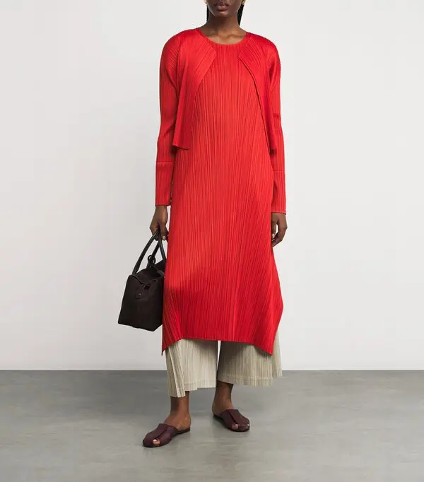 Issey Miyake Monthly Colors July Cardigan - Red