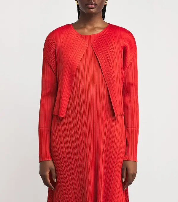 Issey Miyake Monthly Colors July Cardigan - Red