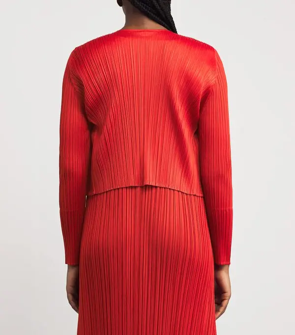 Issey Miyake Monthly Colors July Cardigan - Red