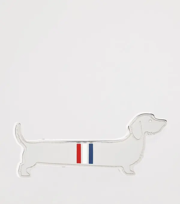 Thom Browne Sterling Limousine Tie Bar - Silver