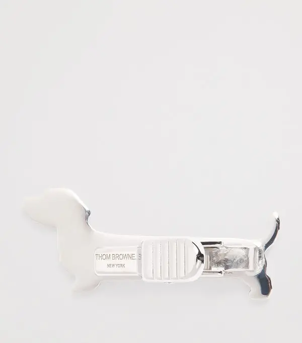 Thom Browne Sterling Limousine Tie Bar - Silver