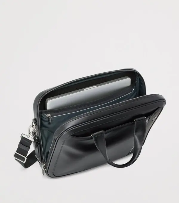 Tumi Leather Slim Briefcase