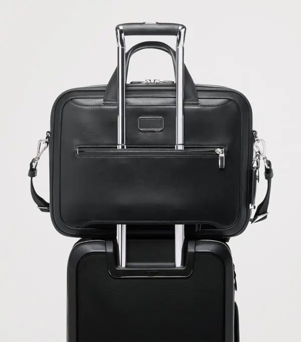 Tumi Leather Slim Briefcase