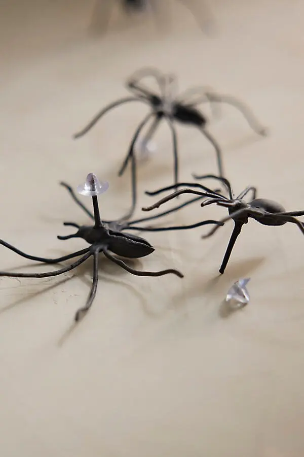 TERRAIN Set Of 4 Spider Candle Pins