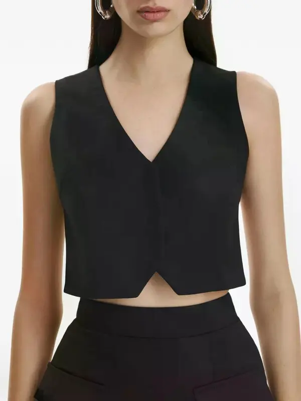 VESTIAIRE D'UN OISEAU LIBRE Open-back Cropped Top