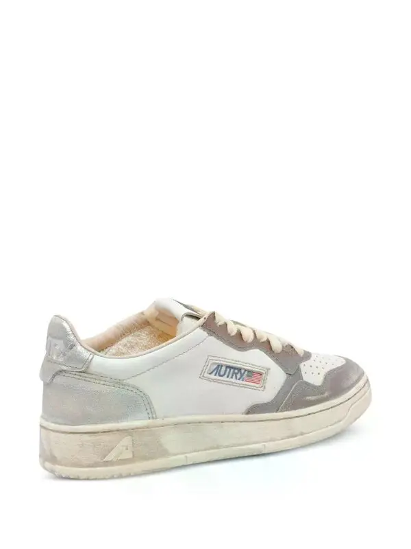 AUTRY Medalist Leather Sneakers - Grey