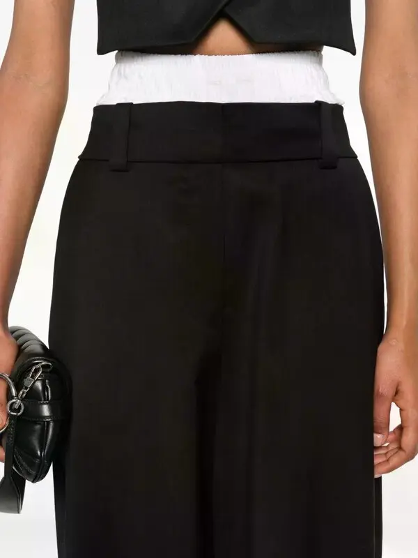 VESTIAIRE D'UN OISEAU LIBRE Elasticated-waistband Trousers