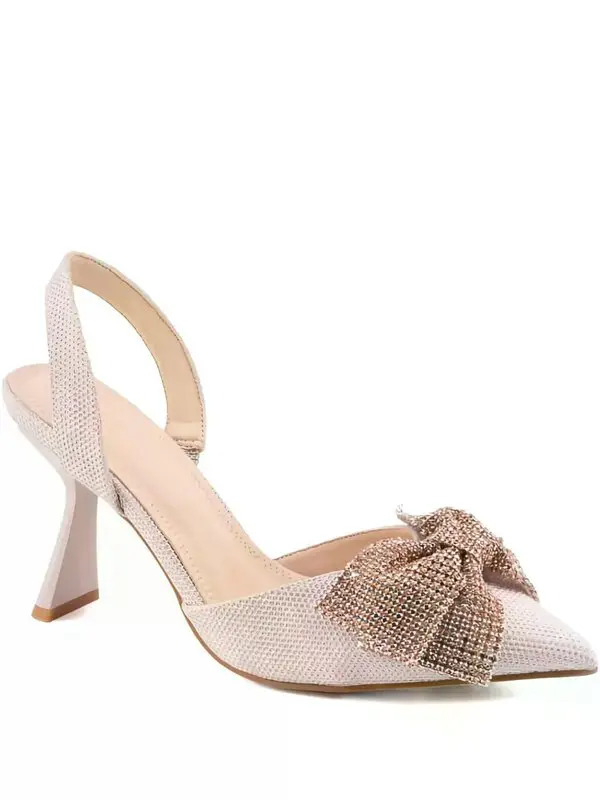 TWENTY FOURHAITCH Embellished Slingback Pumps