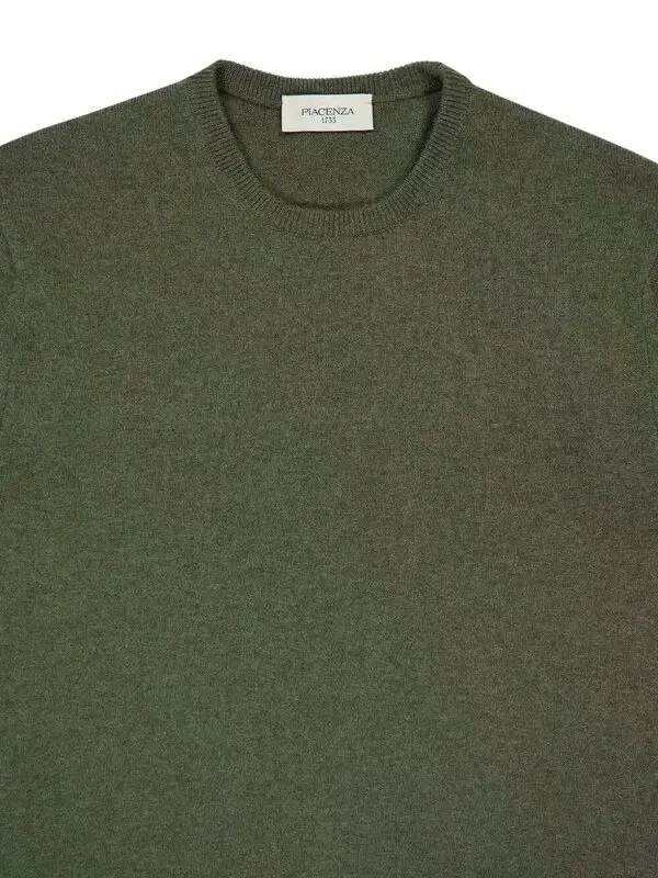 PIACENZA CASHMERE 1733 Cashmere Crew-neck Sweater - Green