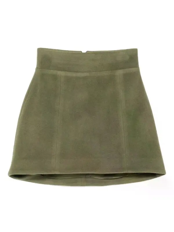 VESTIAIRE D'UN OISEAU LIBRE High-waisted A-line Mini Skirt