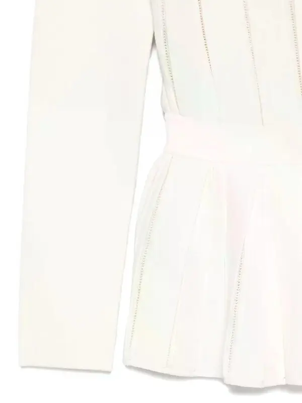 Elisabetta Franchi Pleated Panelled Top