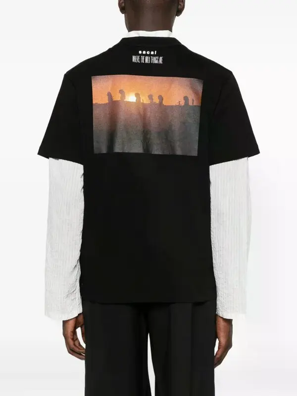 Sacai Graphic-print T-shirt