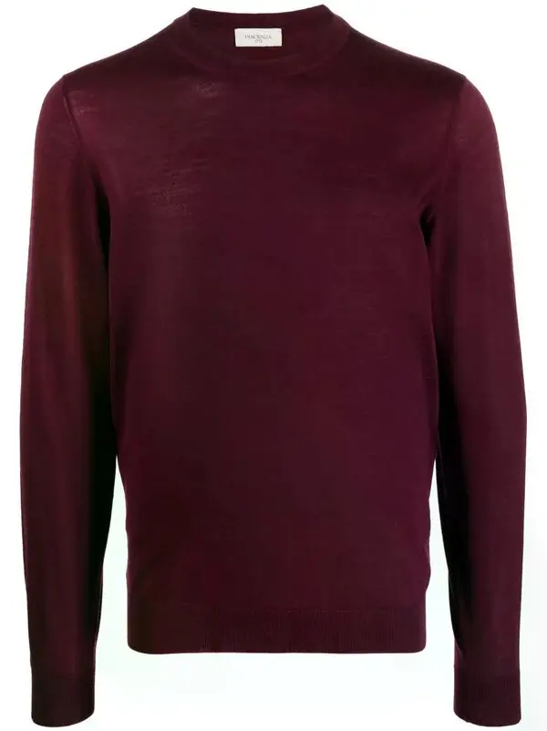 PIACENZA CASHMERE 1733 Crew-neck Wool Jumper - Red