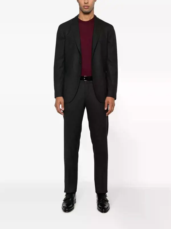 PIACENZA CASHMERE 1733 Crew-neck Wool Jumper - Red