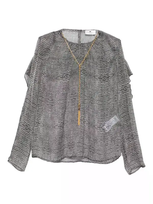 Elisabetta Franchi Animal-print Top