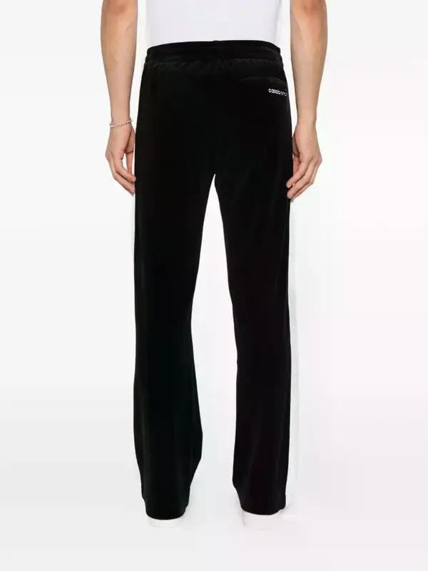 Casablanca Side-stripe Velour Trousers