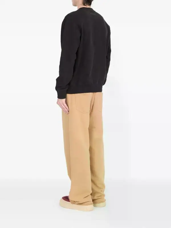 MAISON MARGIELA Appliqué Logo Sweatshirt - Black