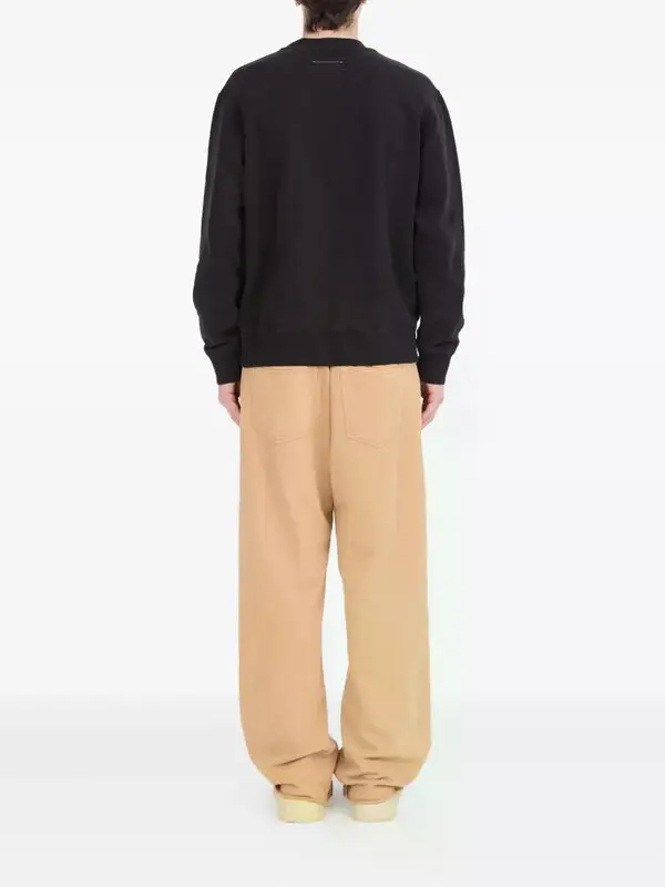 MAISON MARGIELA Appliqué Logo Sweatshirt - Black