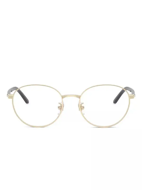 Ray-ban Round-frame Glasses - Gold