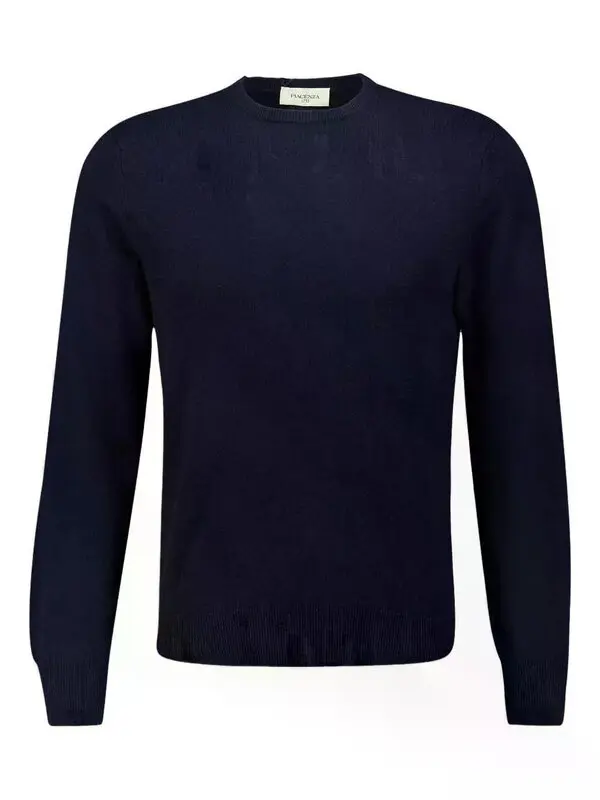 PIACENZA CASHMERE 1733 Crew-neck Cashmere Sweater - Blue