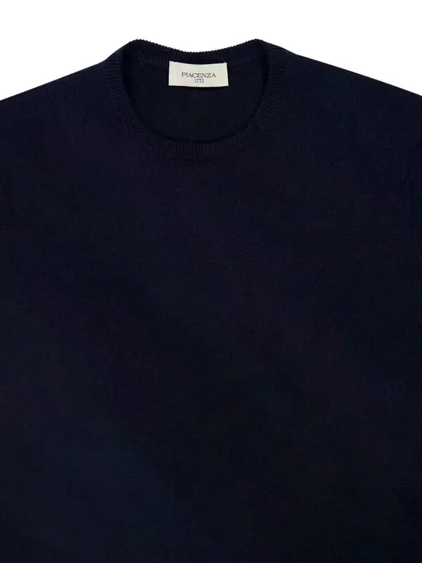 PIACENZA CASHMERE 1733 Crew-neck Cashmere Sweater - Blue