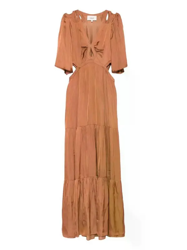 Ba&sh Cut-out Tiered Maxi Dress