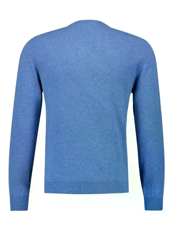 PIACENZA CASHMERE 1733 Crew-neck Cashmere Sweater - Blue