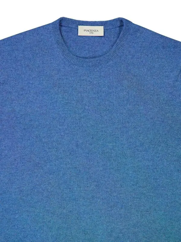 PIACENZA CASHMERE 1733 Crew-neck Cashmere Sweater - Blue