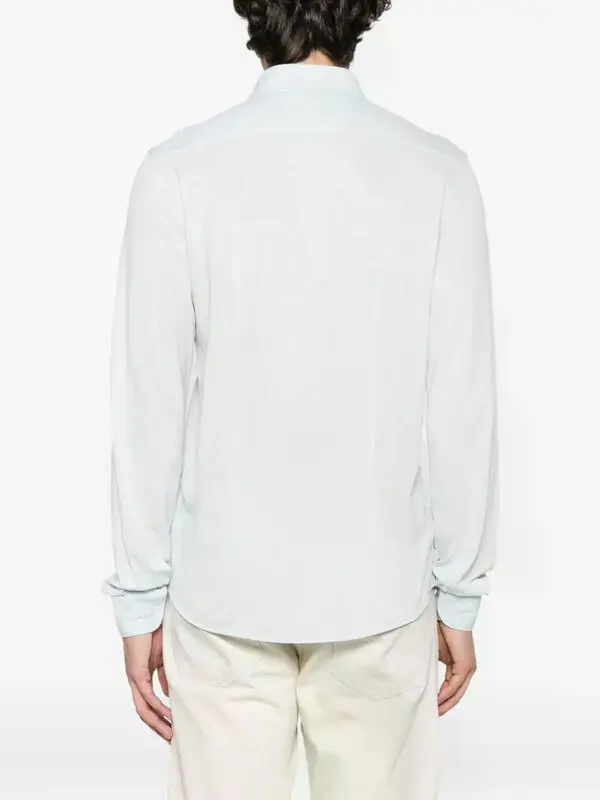 GRAN SASSO Long-sleeve Button-fastening Shirt - Blue