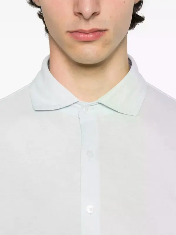 GRAN SASSO Long-sleeve Button-fastening Shirt - Blue