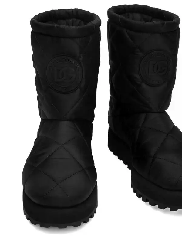 Dolce & Gabbana Quilted Ankle Boots
