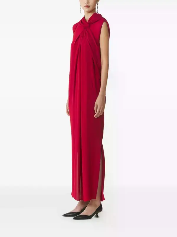 LANVIN Draped Maxi Dress - Red
