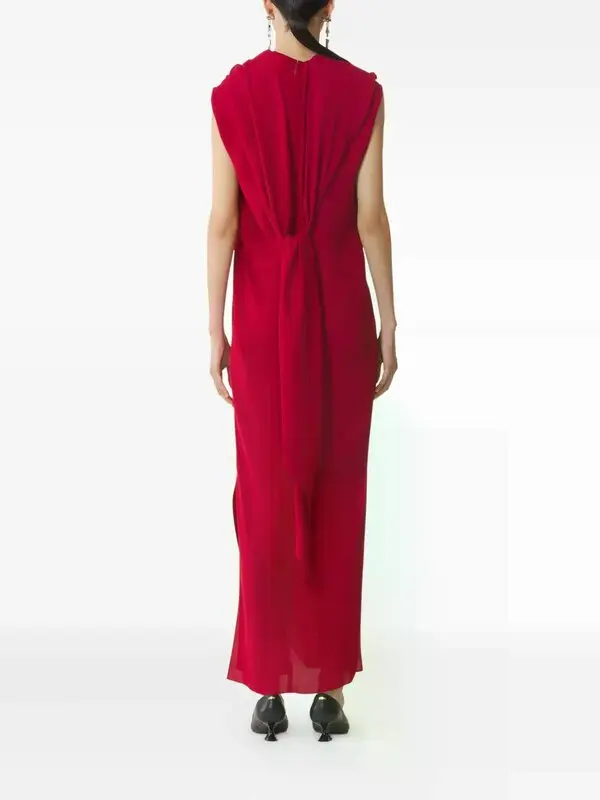 LANVIN Draped Maxi Dress - Red