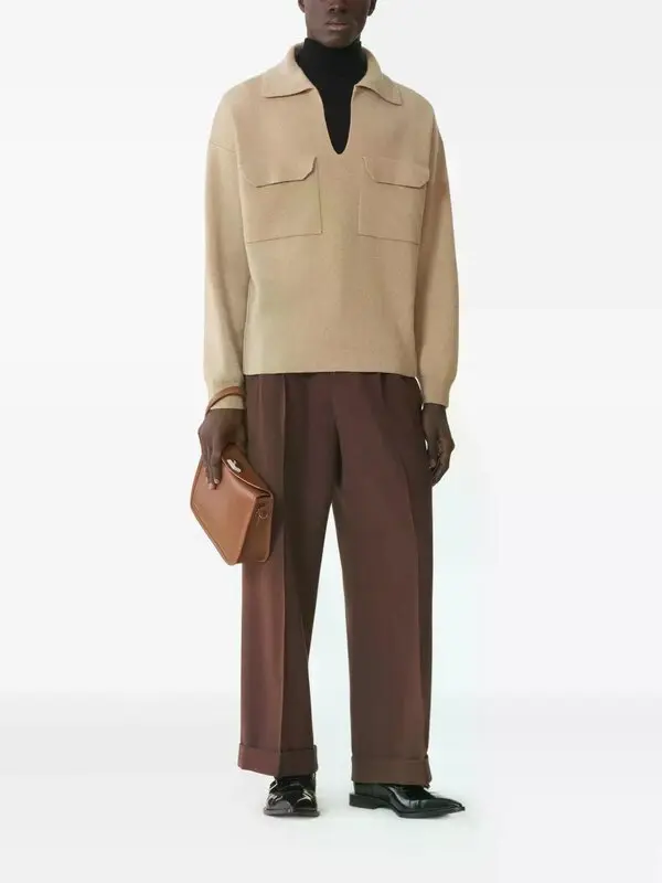 LANVIN Patch-pocket Cashmere Sweater
