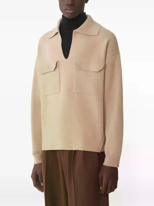 LANVIN Patch-pocket Cashmere Sweater