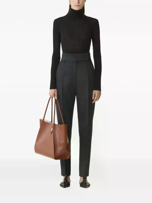 LANVIN Ribbed Turtleneck Sweater - Black