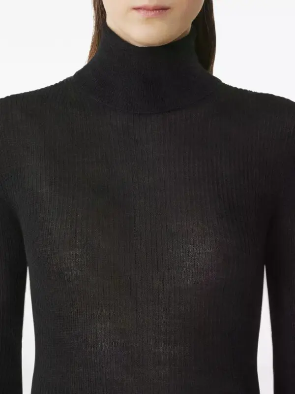 LANVIN Ribbed Turtleneck Sweater