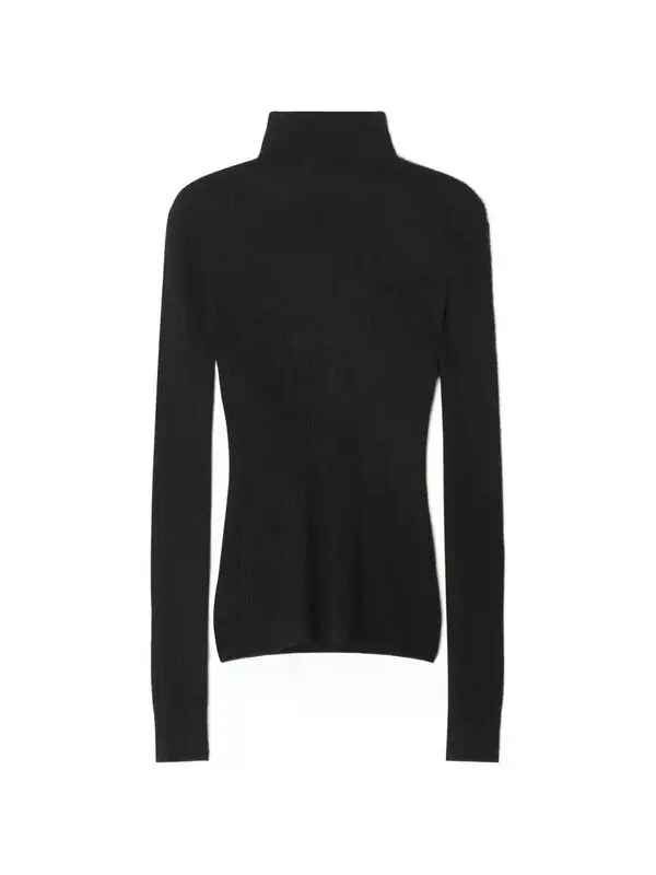 LANVIN Ribbed Turtleneck Sweater