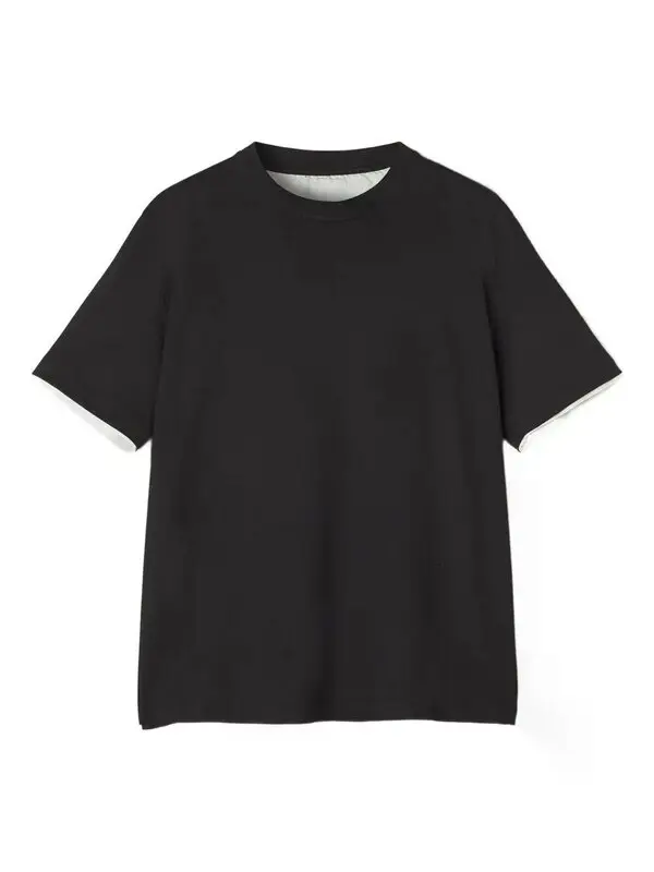 LANVIN Double-layered Cotton T-shirt