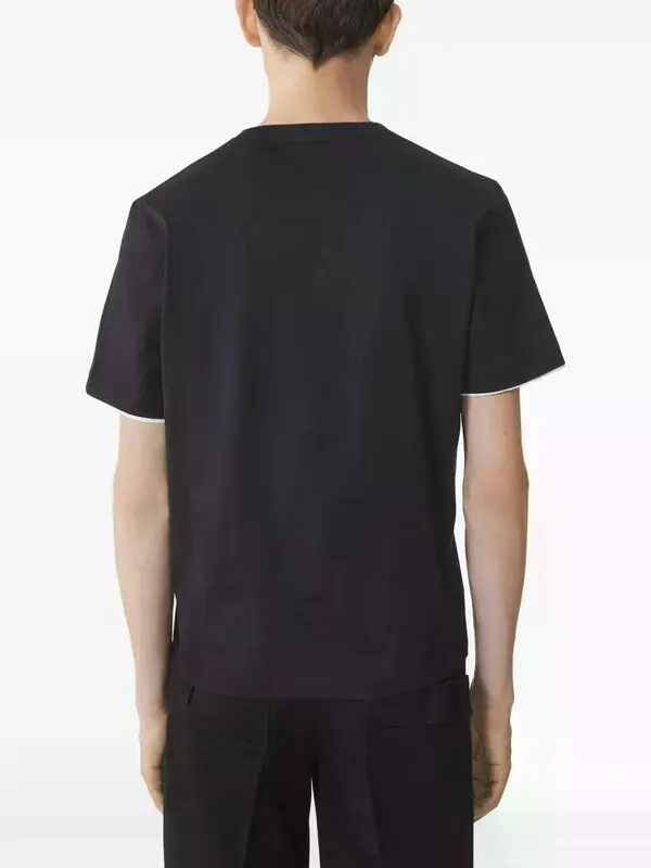 LANVIN Double-layered Cotton T-shirt