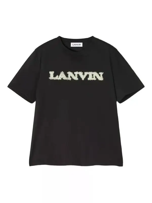 LANVIN Logo-embellished Cotton T-shirt