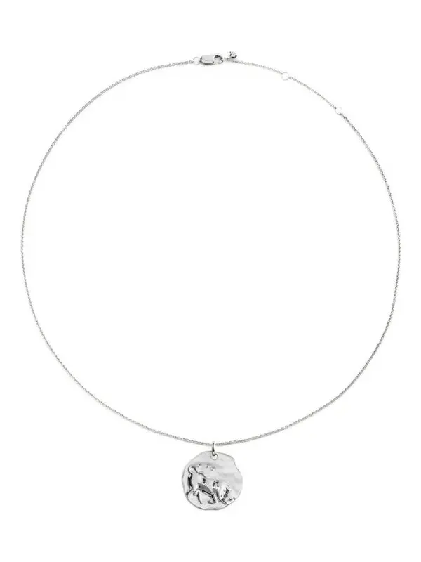 Monica Vinader Taurus Zodiac Pendant Necklace - Silver