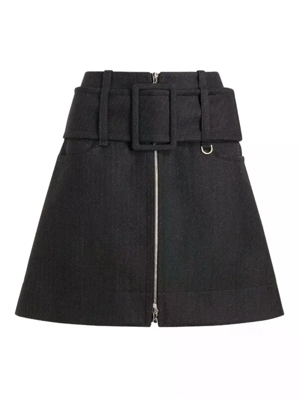 PATOU Belted Mini Skirt