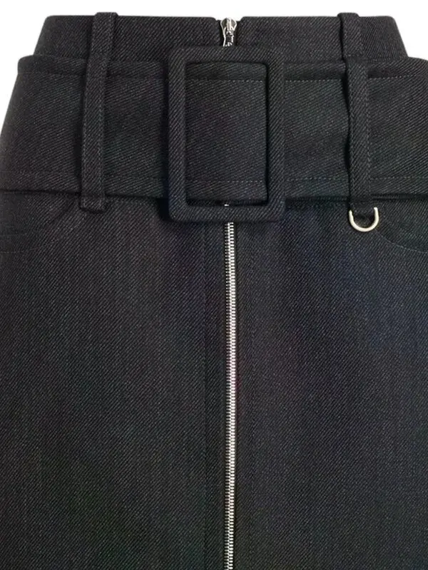 PATOU Belted Mini Skirt