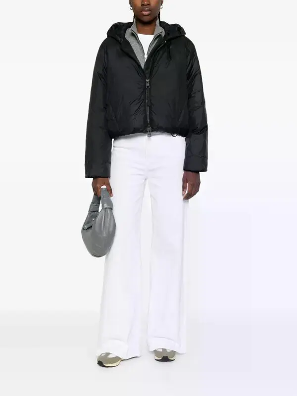 Canada Goose Elba Hooded Puffer Jacket - Black