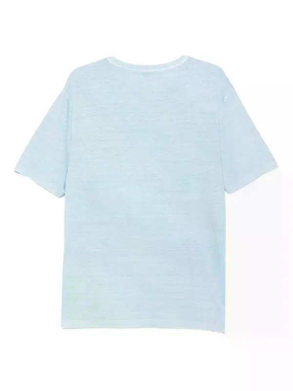GRAN SASSO Mélange-effect T-shirt - Blue