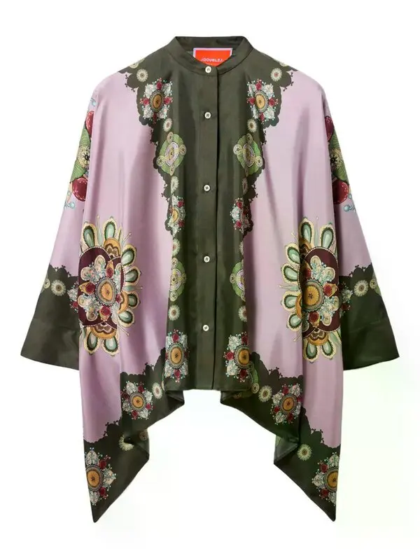 La DoubleJ Printed Silk Shirt